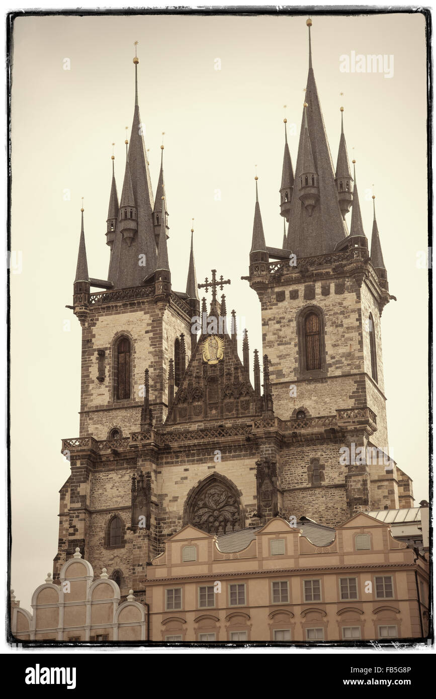 Prague postcard hi-res stock photography and images - Alamy
