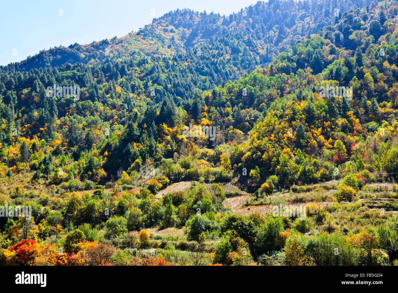Foothills of Kawagebo Mountain Ranges,Naxi & Lisu Villages,Tacheng ...