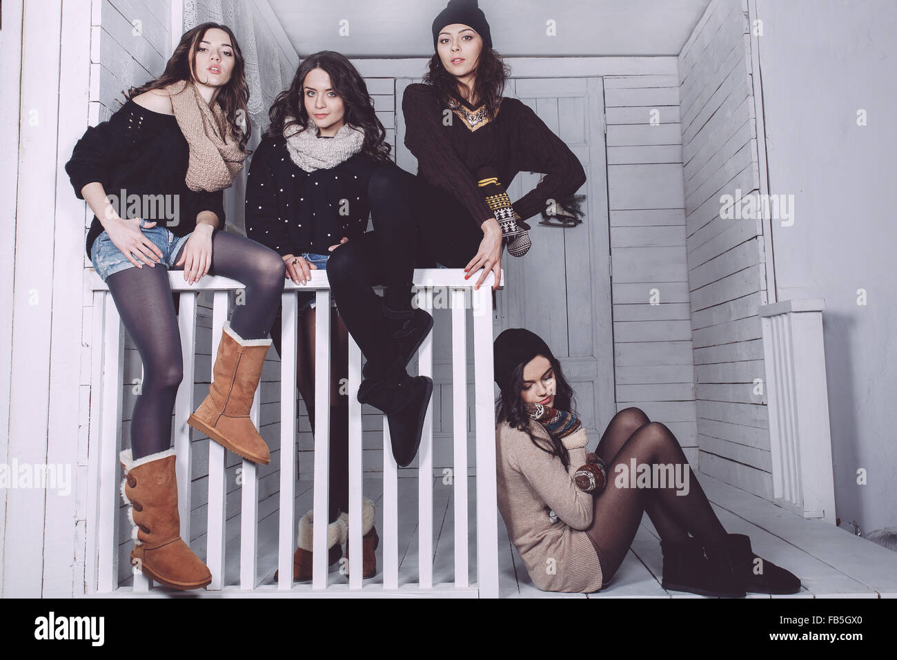 Stylish models hi-res stock photography and images - Alamy