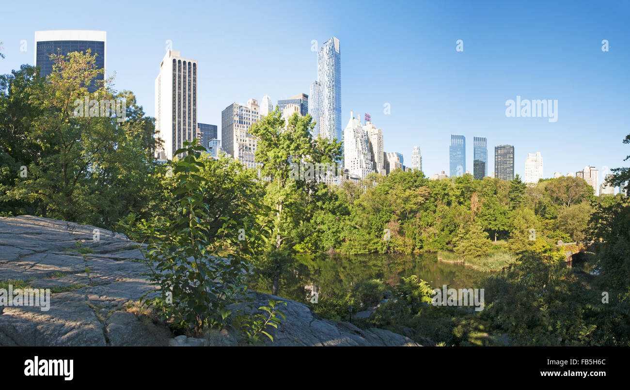 New york city central park overview central park hi-res stock ...