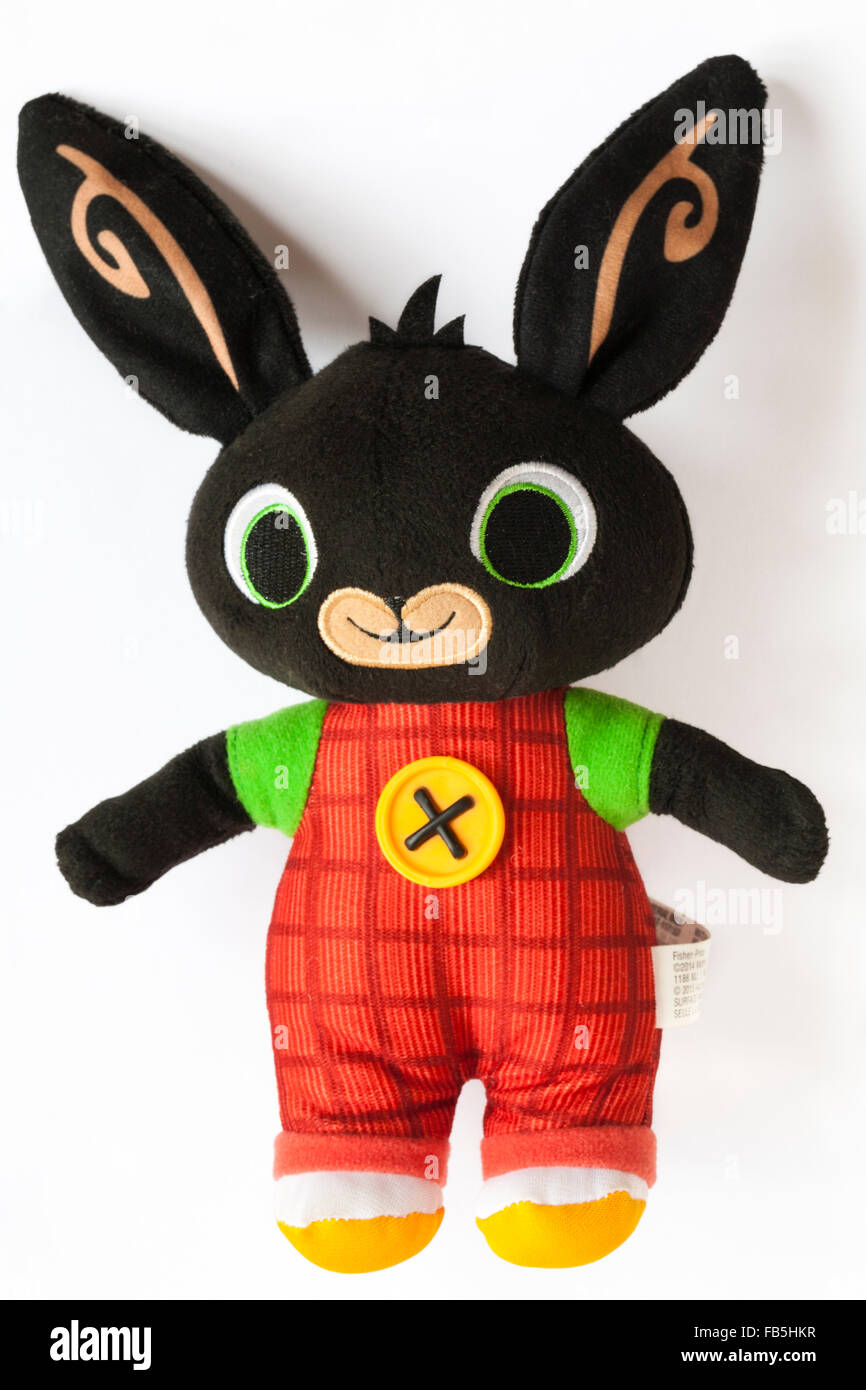 Fisher Price Bing Bunny Soft Cuddly Toy Isolated On White Background
