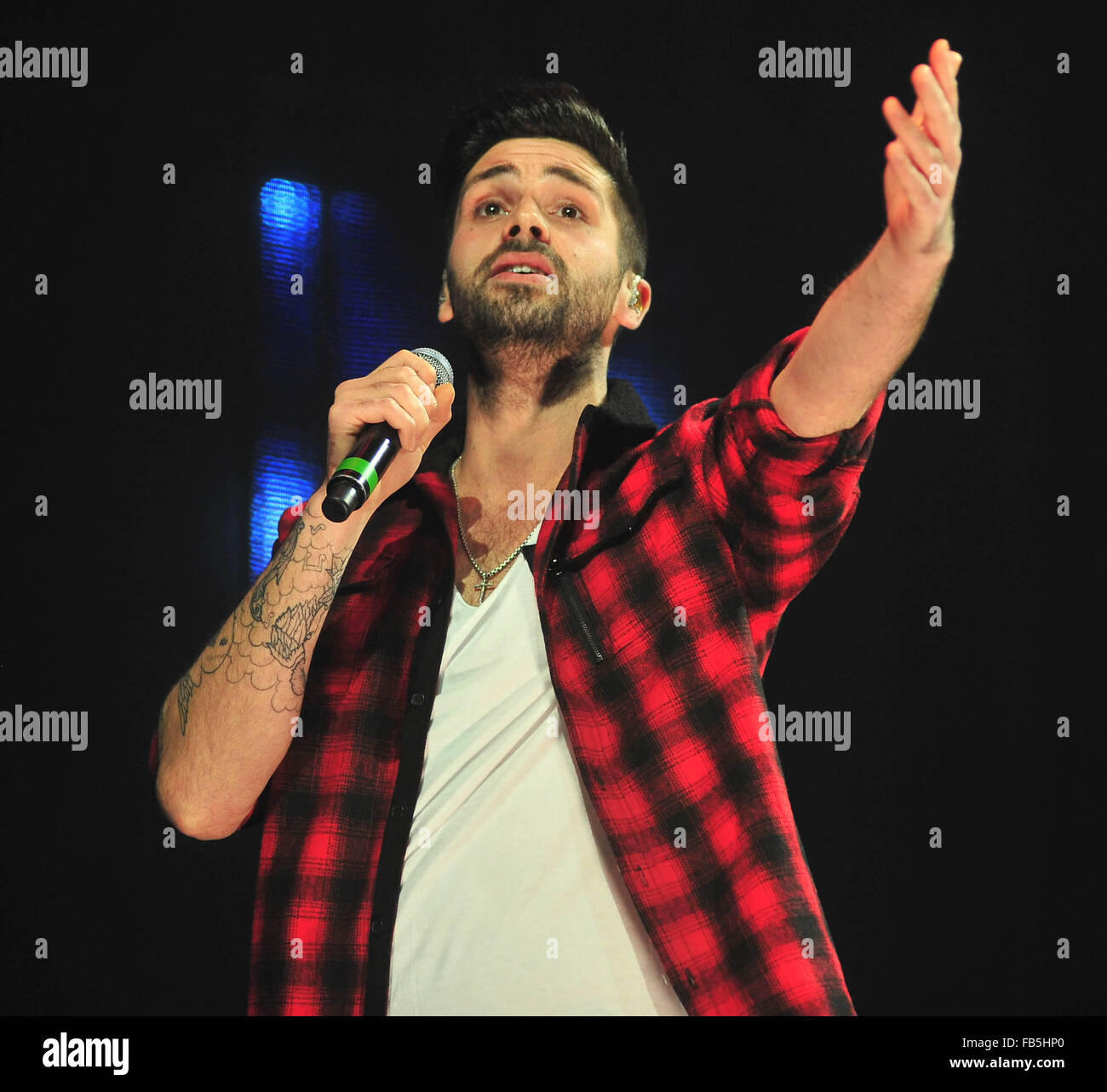 X factor winner Ben Haenow was performing at the Annual Radio City ...