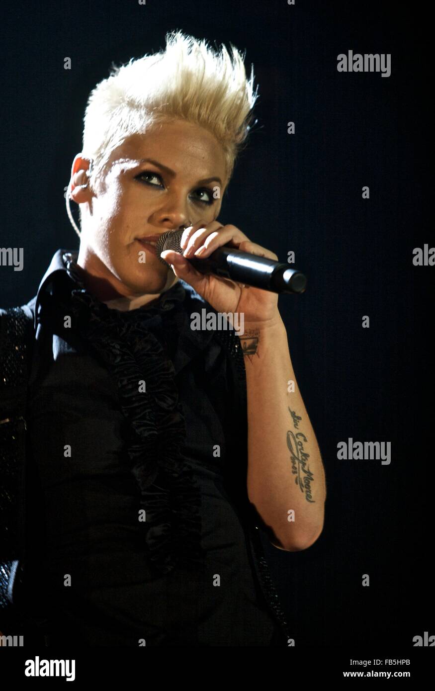 Pink in Concert Stock Photo - Alamy