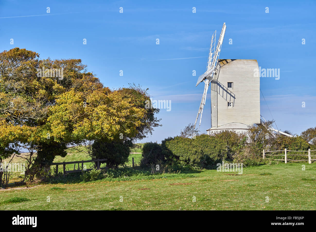 Ashcombe Windmill Kingston sussex Stock Photo - Alamy