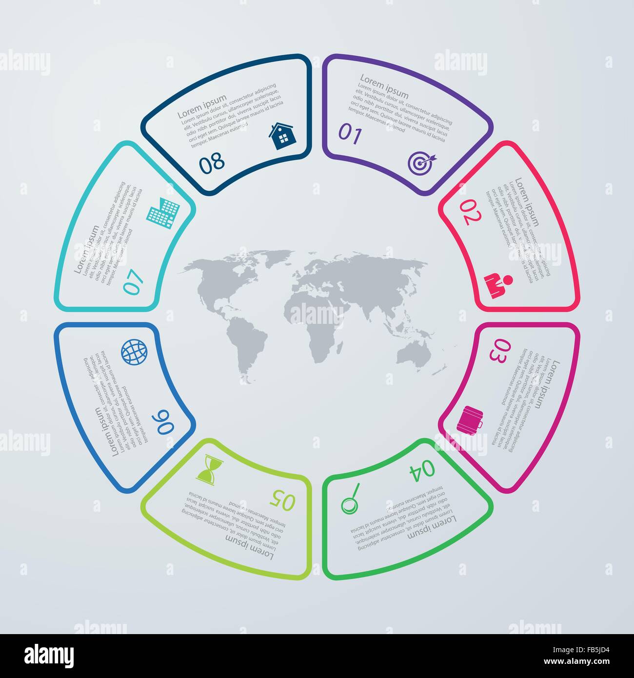 Vector illustration of a linear infographics Stock Vector Image & Art ...