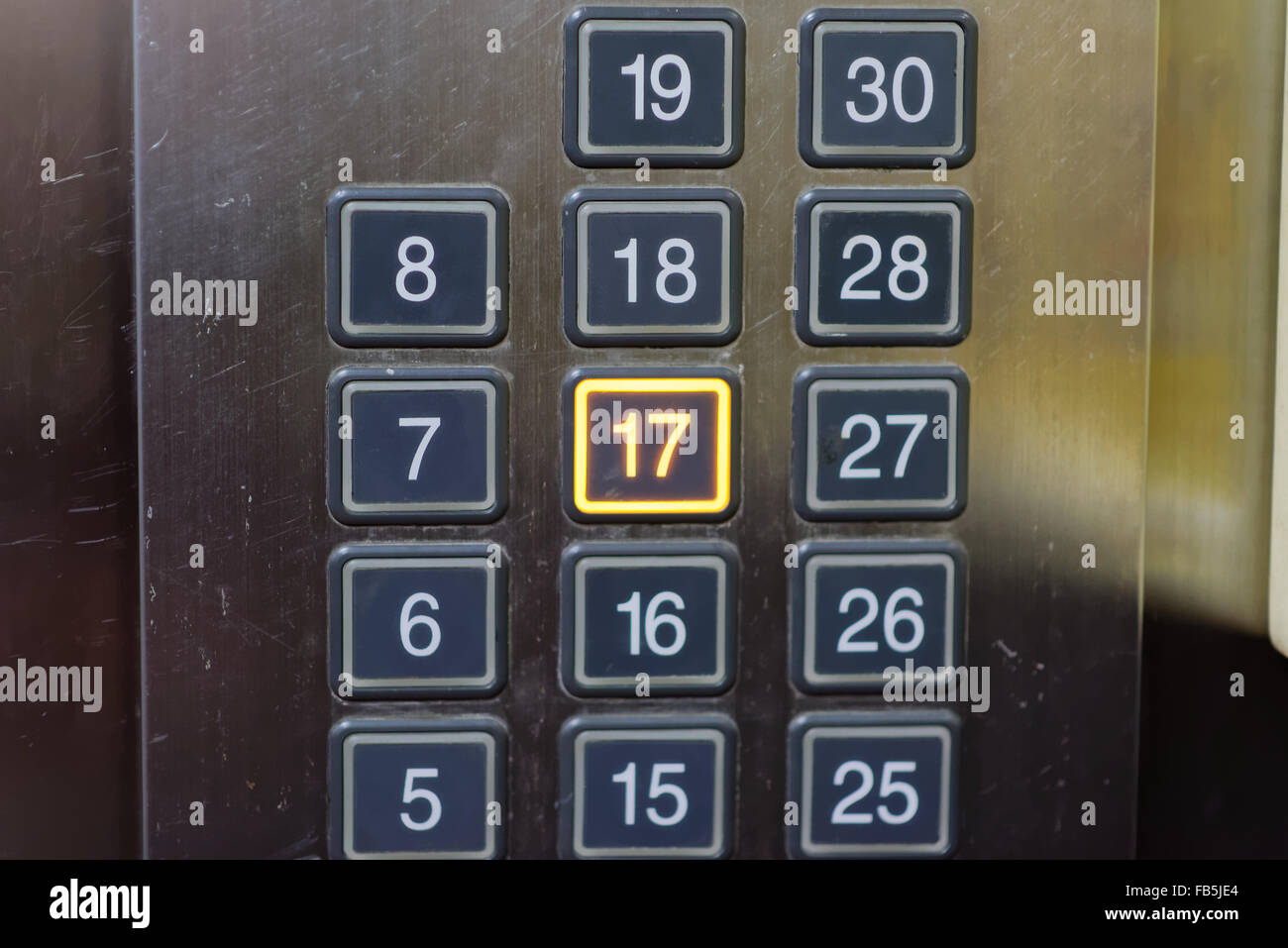 Seventeen buttons hi-res stock photography and images - Alamy