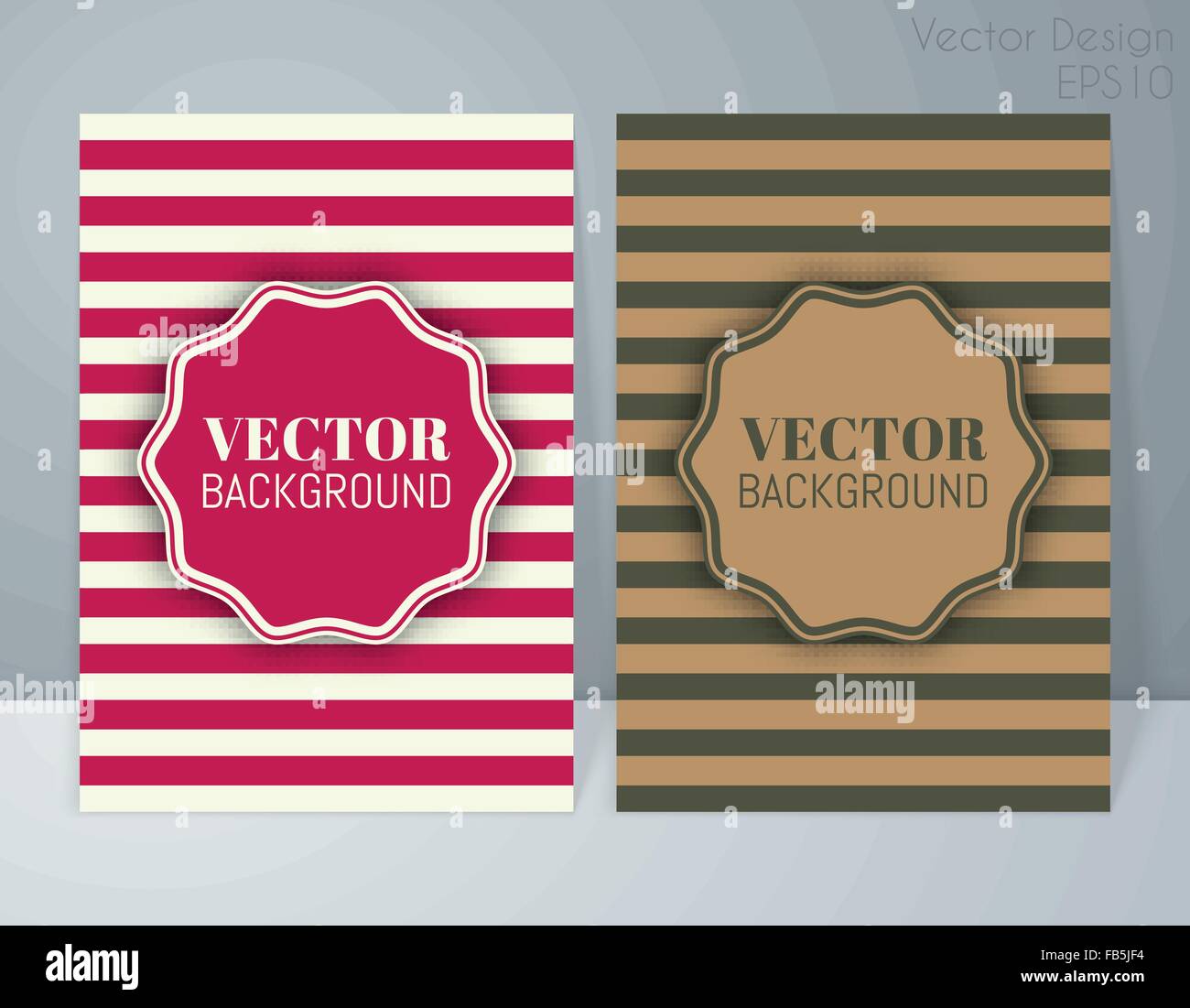 Vector illustration of a retro banner Stock Vector Image & Art - Alamy