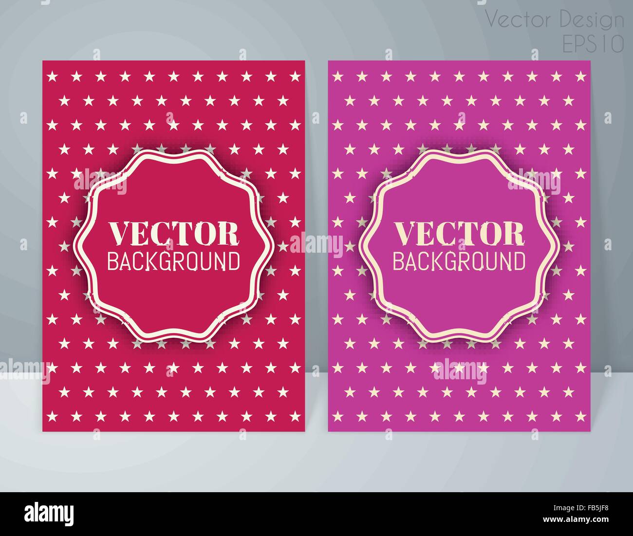 Vector illustration of a retro banner Stock Vector Image & Art - Alamy