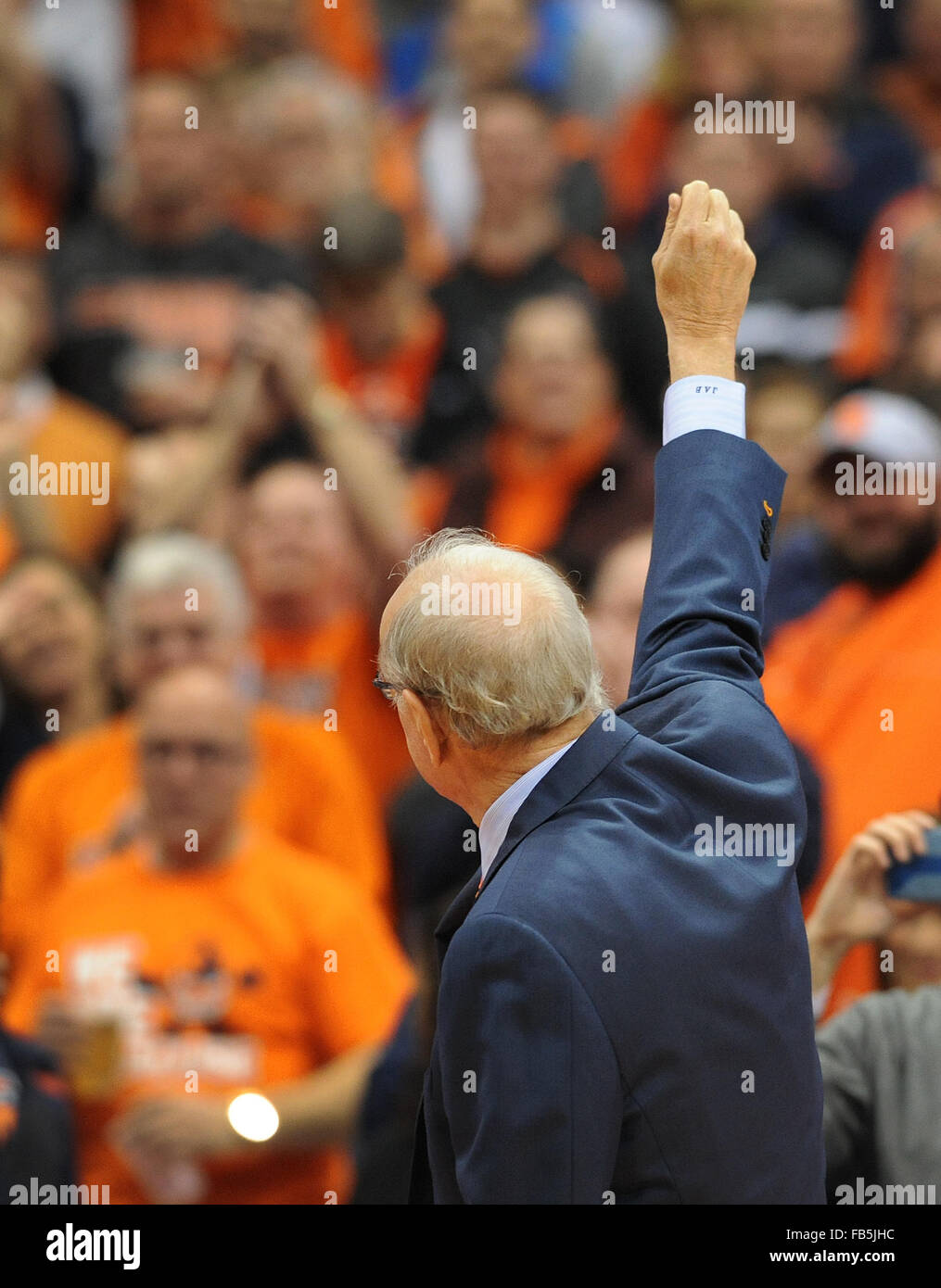 Syracuse, NY, USA. 9th Jan, 2016. Syracuse head coach Jim Boeheim ...