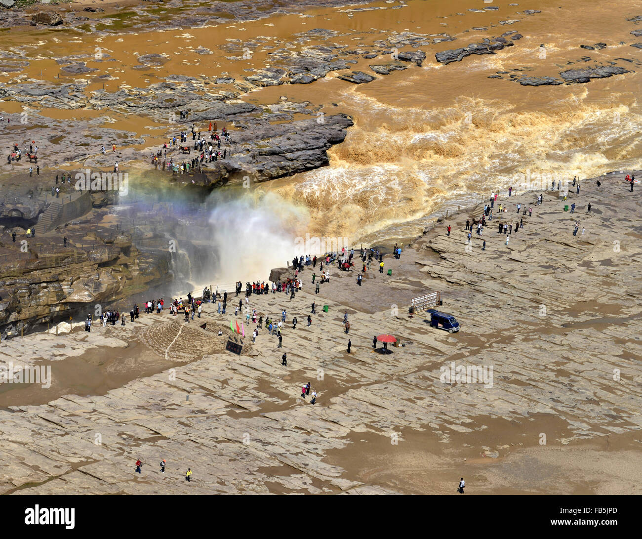 Hukou Waterfall Yellow River Shanxi Province China Stock Photo - Alamy
