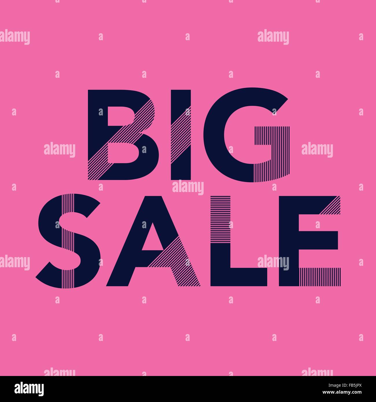 Vector illustration of a poster big discounts Stock Vector Image & Art ...