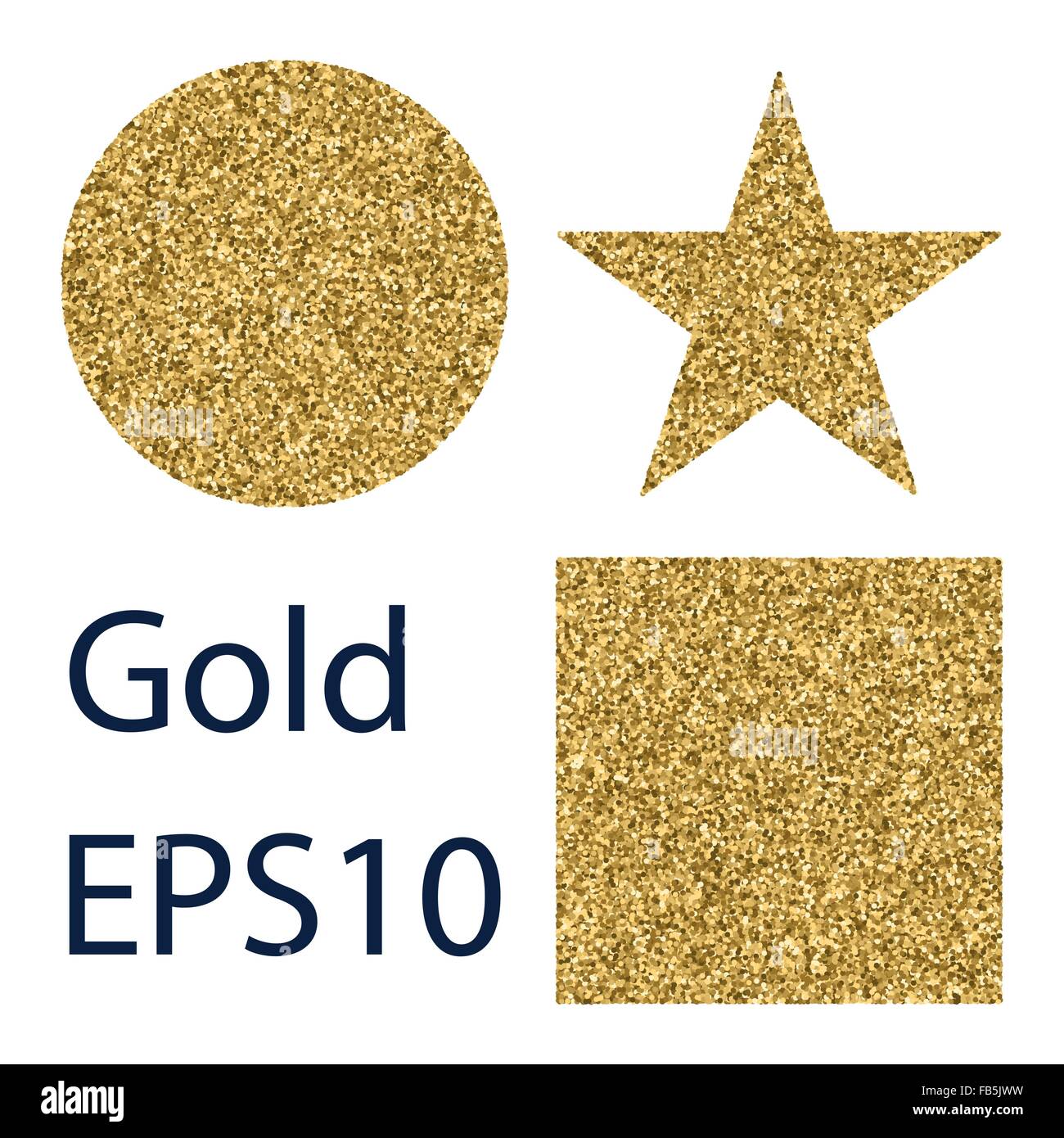 Gold abstract circle square Stock Vector Images - Alamy