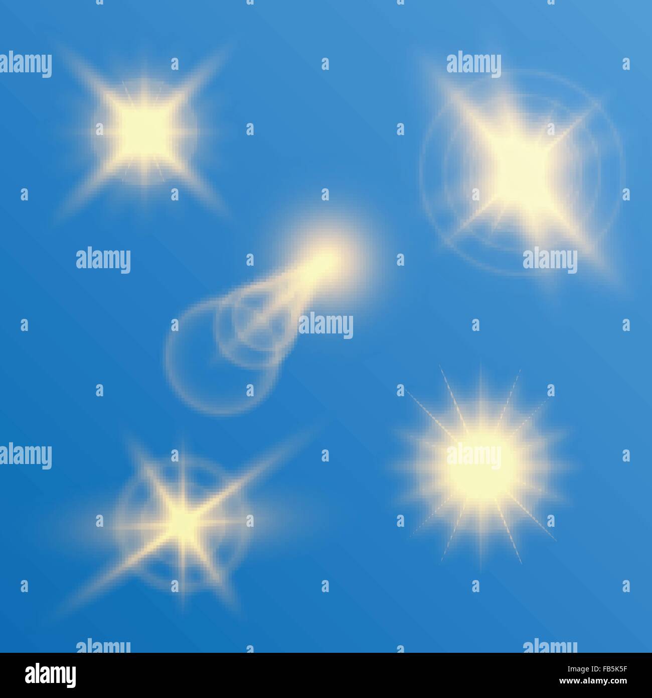 Vector illustration of abstract flare light rays Stock Vector Image ...