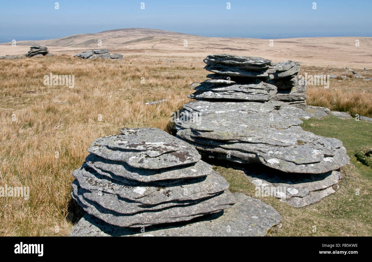 On Dartmoor at Wild Tor, about 6 km south of Belstone Stock Photo - Alamy