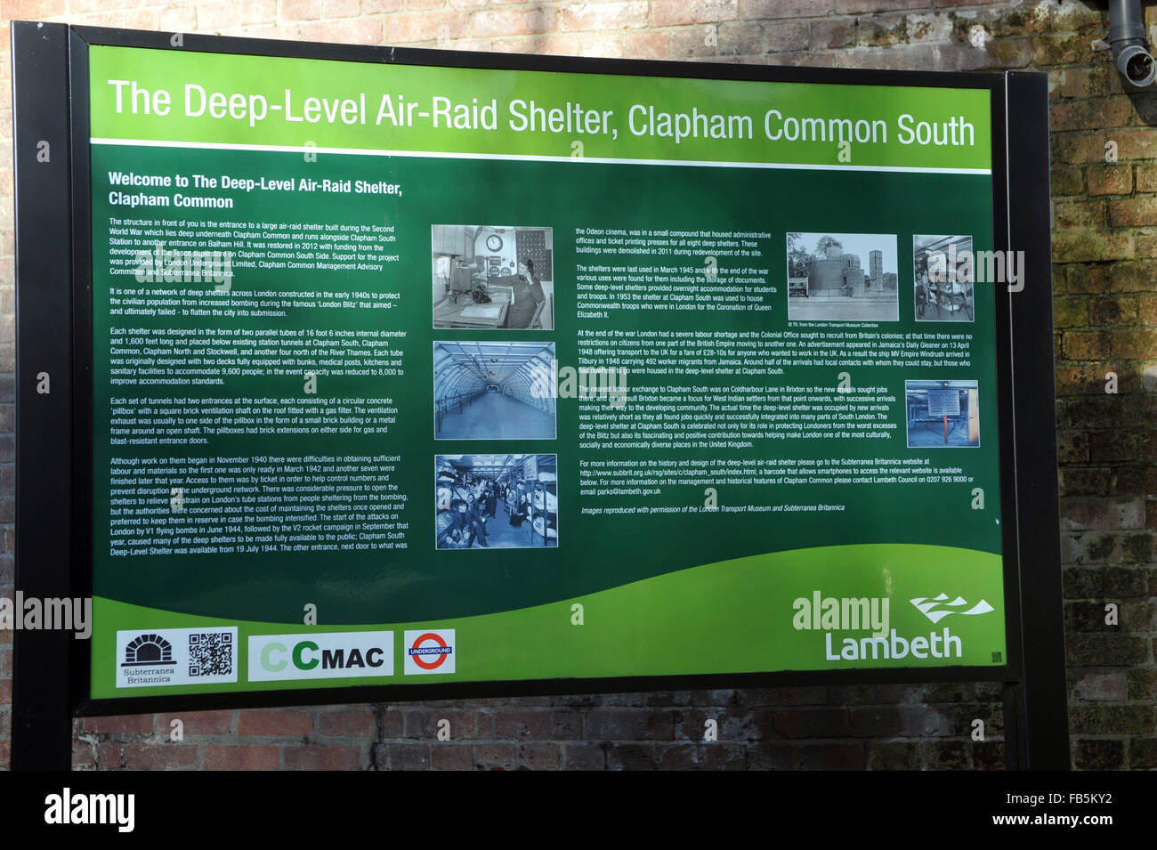 London deep level shelters hi-res stock photography and images - Alamy