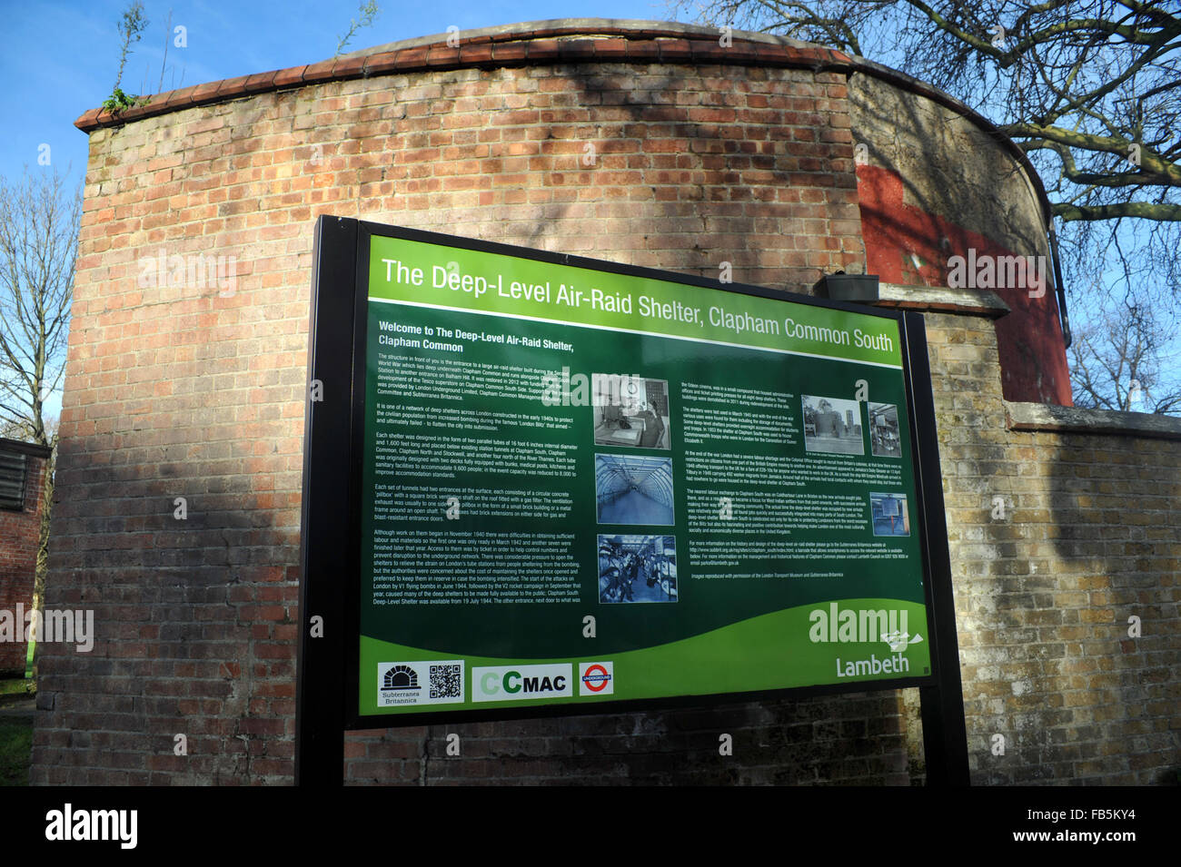 Deep level shelters london hi-res stock photography and images - Alamy