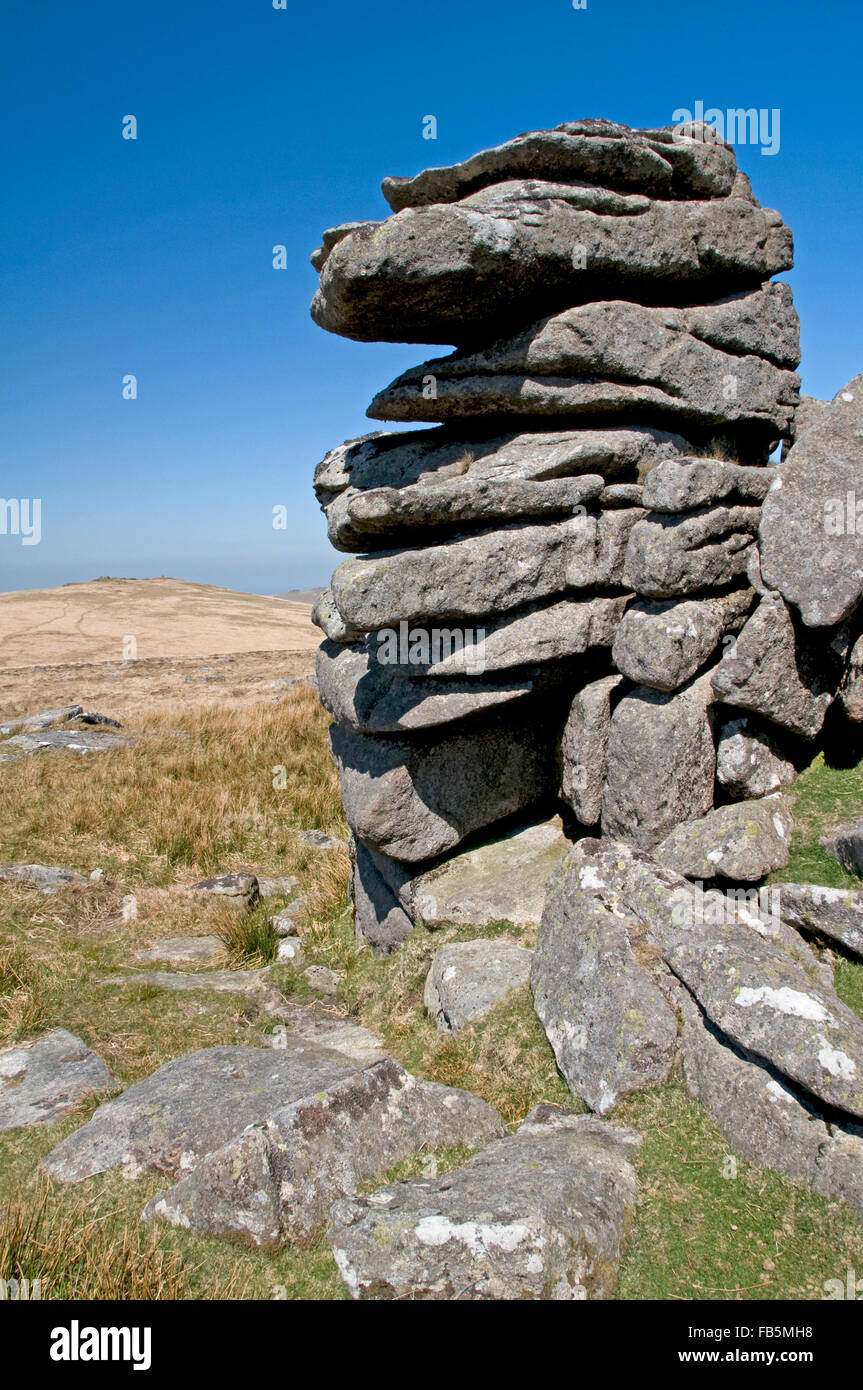 On Dartmoor at Wild Tor, about 6 km south of Belstone Stock Photo - Alamy