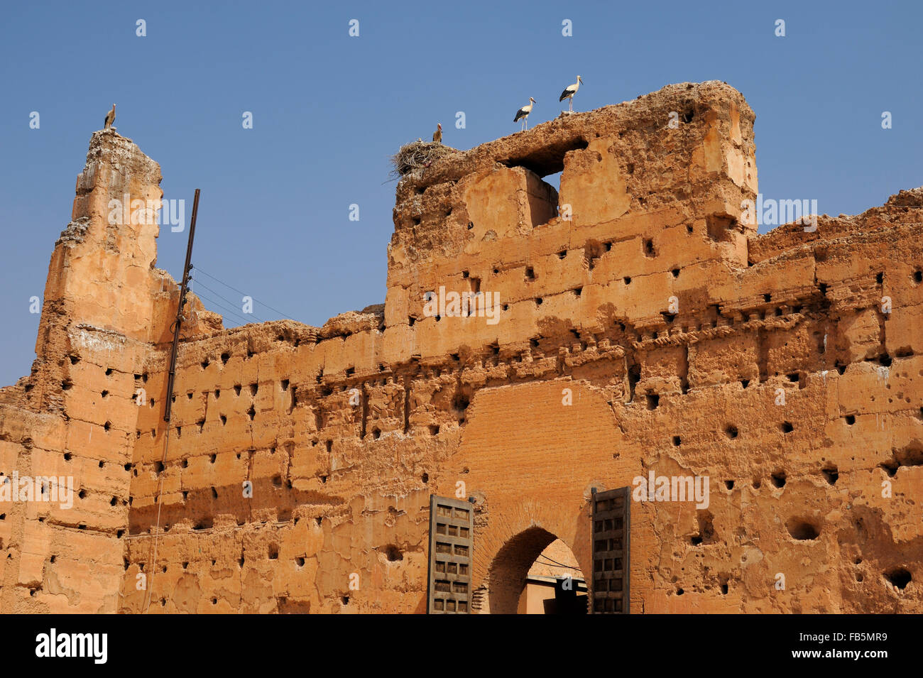 Badii Palace (Palais Badii), Marrakech, Morocco Stock Photo - Alamy