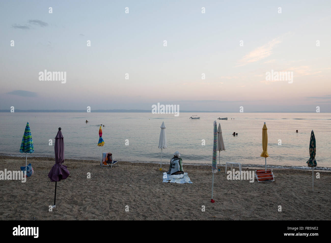 Summer snapshots from the beach in Nikiti in Chalkidiki, Greece on ...