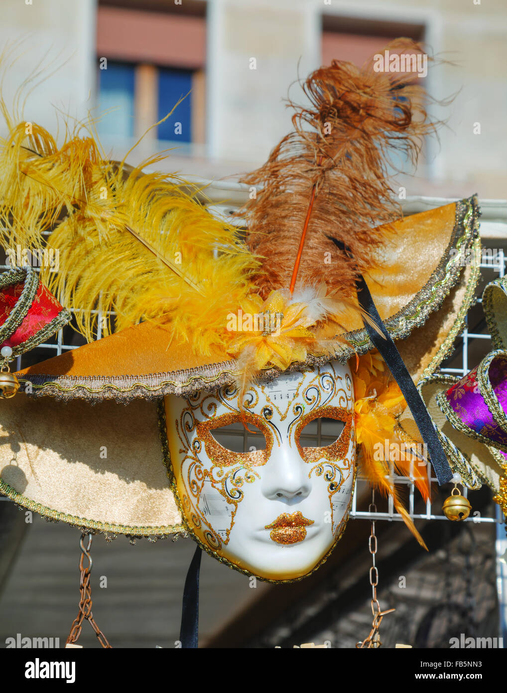 Venice carnival ornate masks hi-res stock photography and images - Alamy
