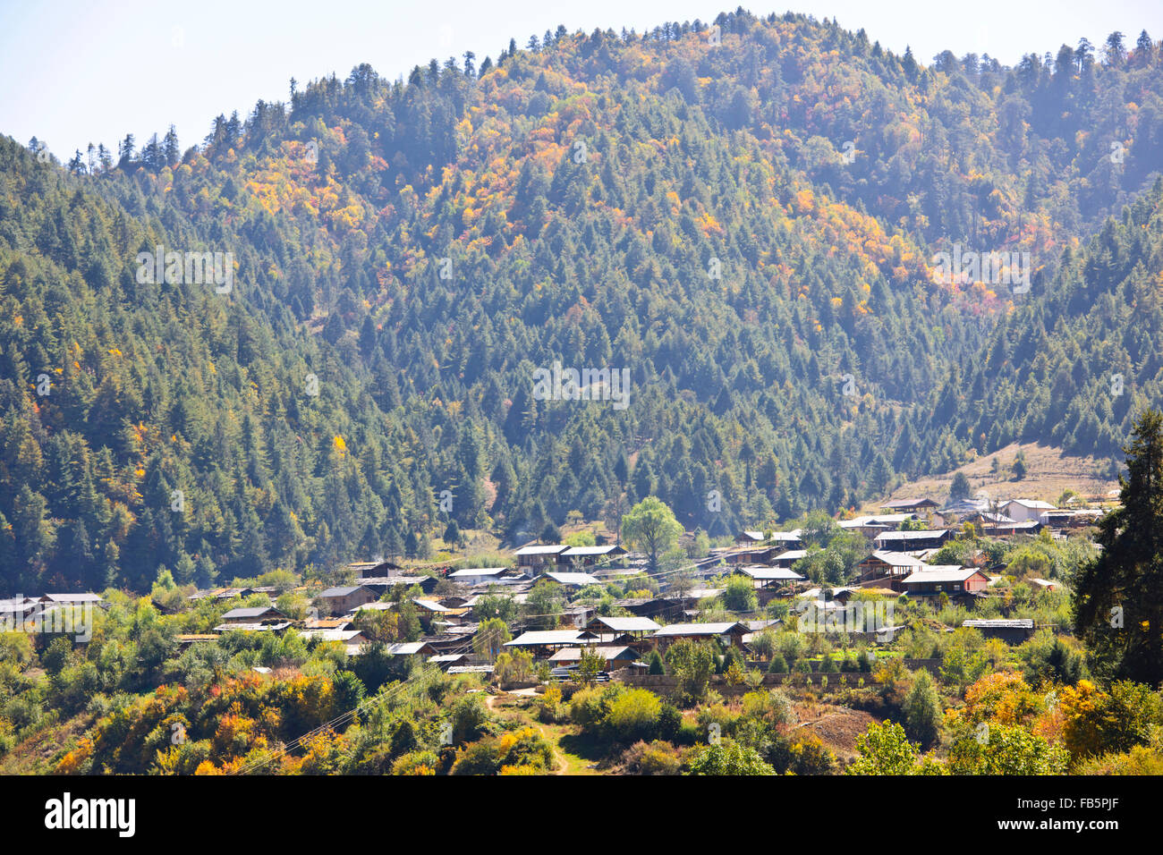 Foothills of Kawagebo Mountain Ranges,Naxi & Lisu Villages,Tacheng ...
