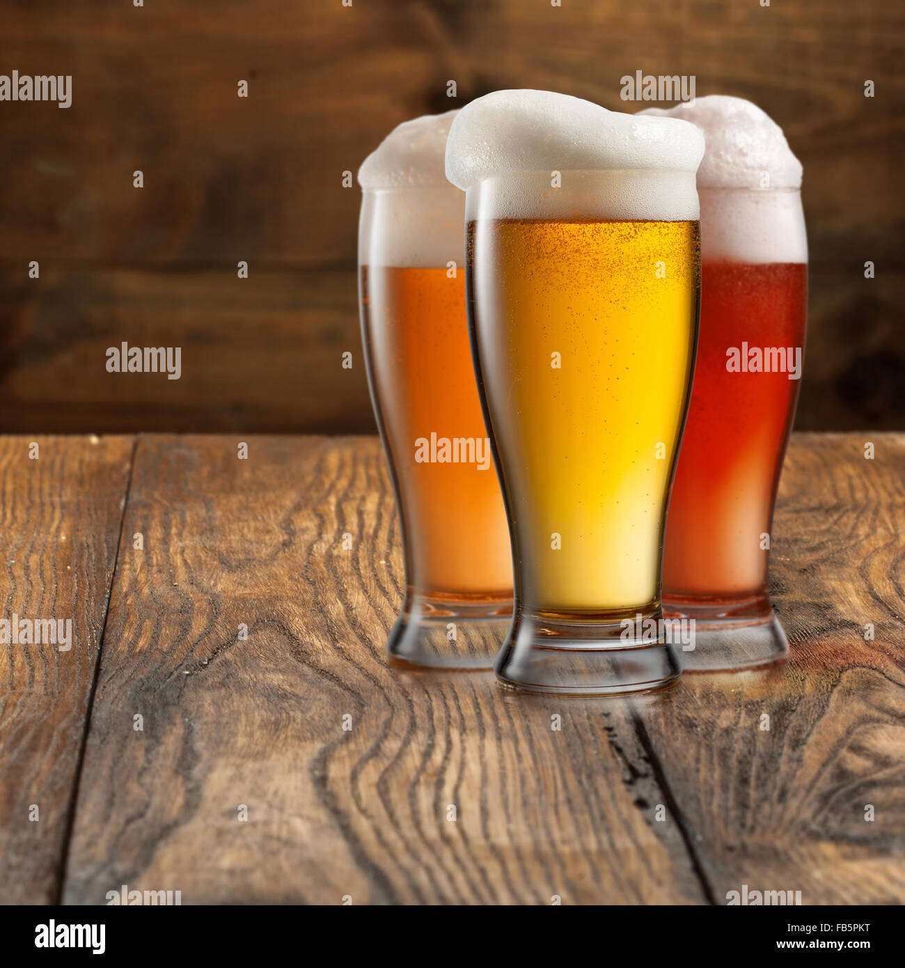 Beer in glasses hi-res stock photography and images - Alamy