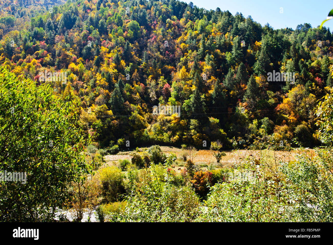 Foothills of Kawagebo Mountain Ranges,Naxi & Lisu Villages,Tacheng ...