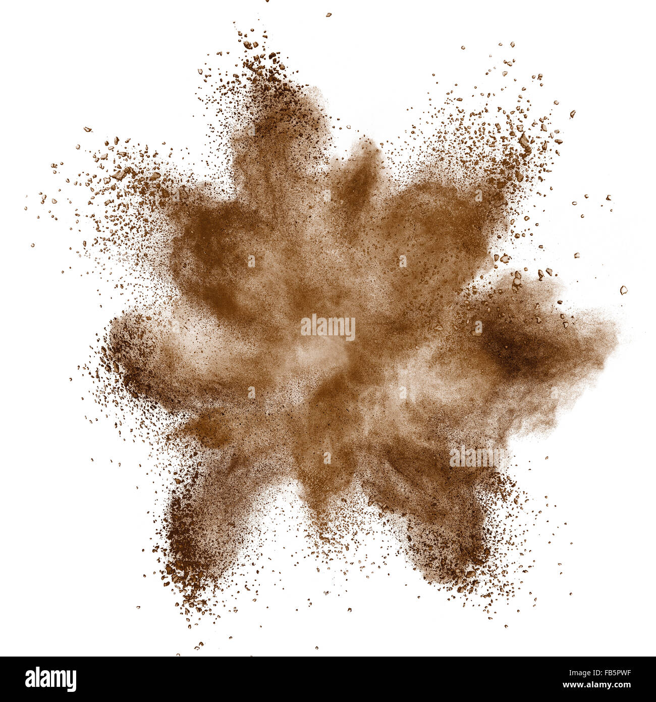 Coffee explosion isolated on white background Stock Photo - Alamy