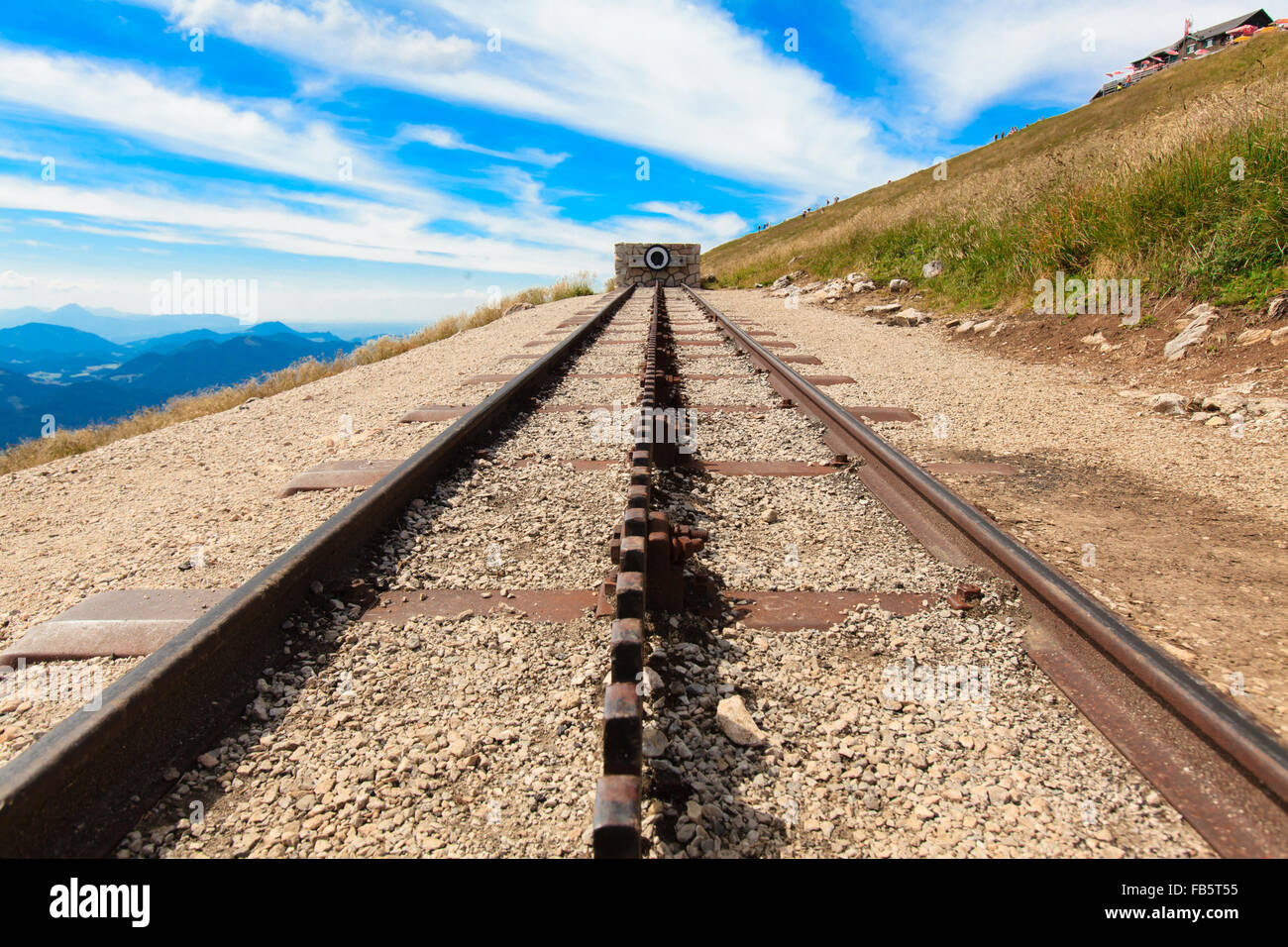 Cog Railway in the Austrian Alps near Salzburg Stock Photo - Alamy