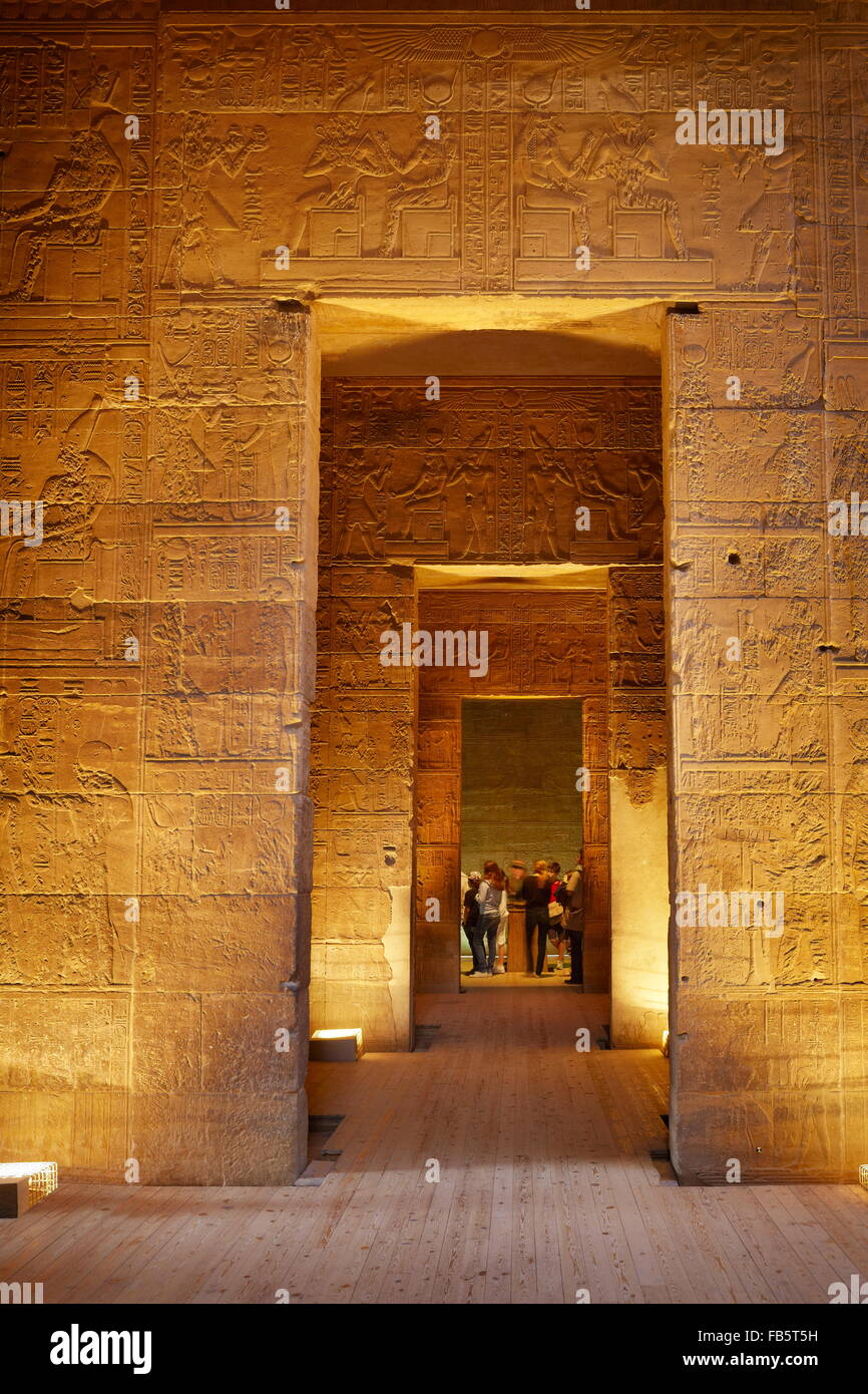 Egypt - Philae Island, The Temple of Isis, UNESCO Stock Photo - Alamy