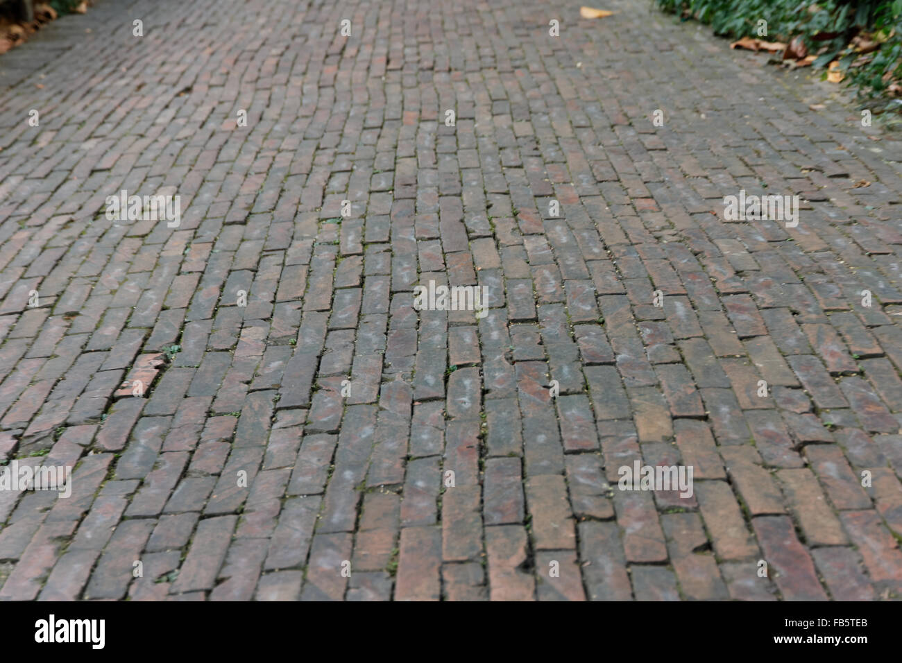 Old brick road Stock Photo - Alamy
