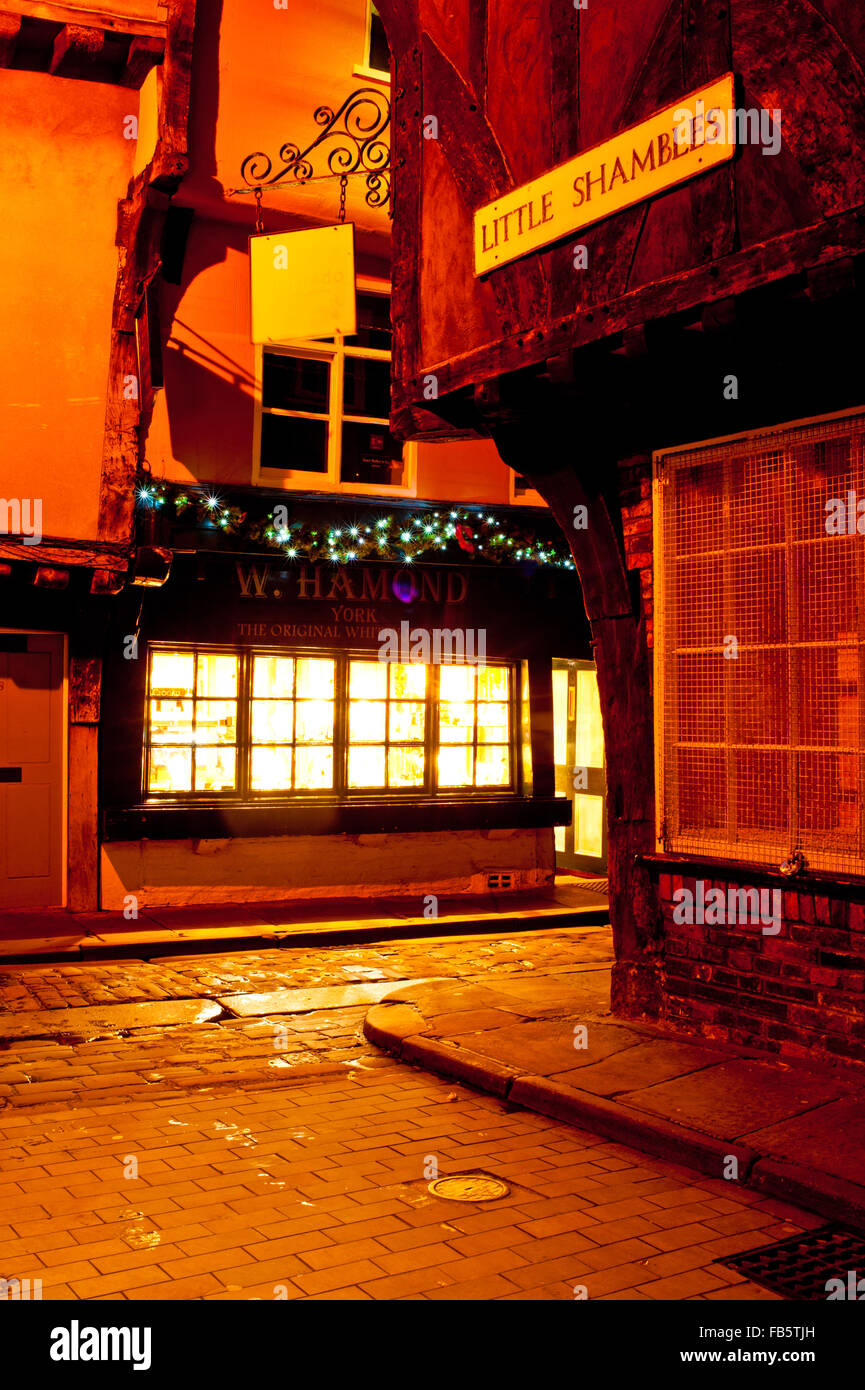 Little Shambles York Stock Photo - Alamy