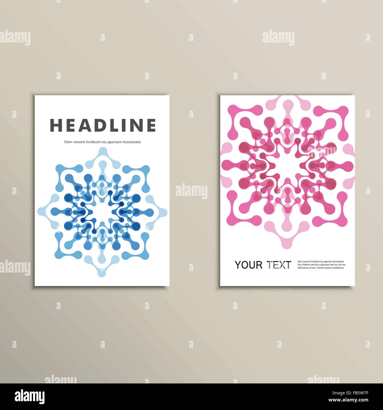 Vector Abstract Molecular Structure Cover Template Design Stock Vector Image And Art Alamy