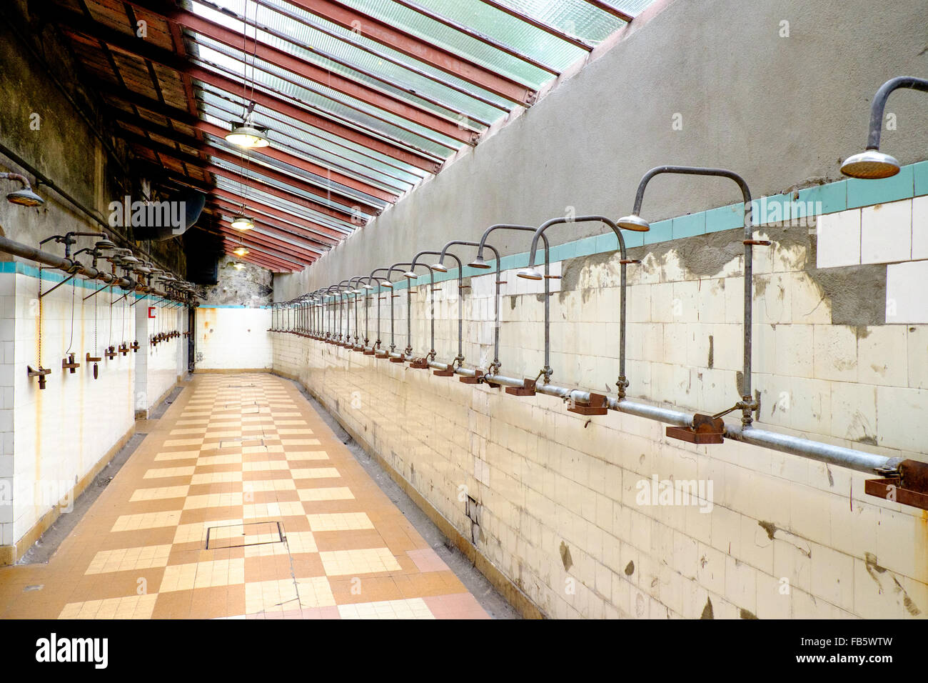 Communal shower hi-res stock photography and images - Alamy