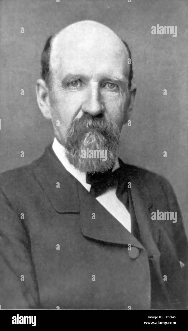 JOSHUA SLOCUM (1844-1909) American solo round the world sailor in 1899 ...