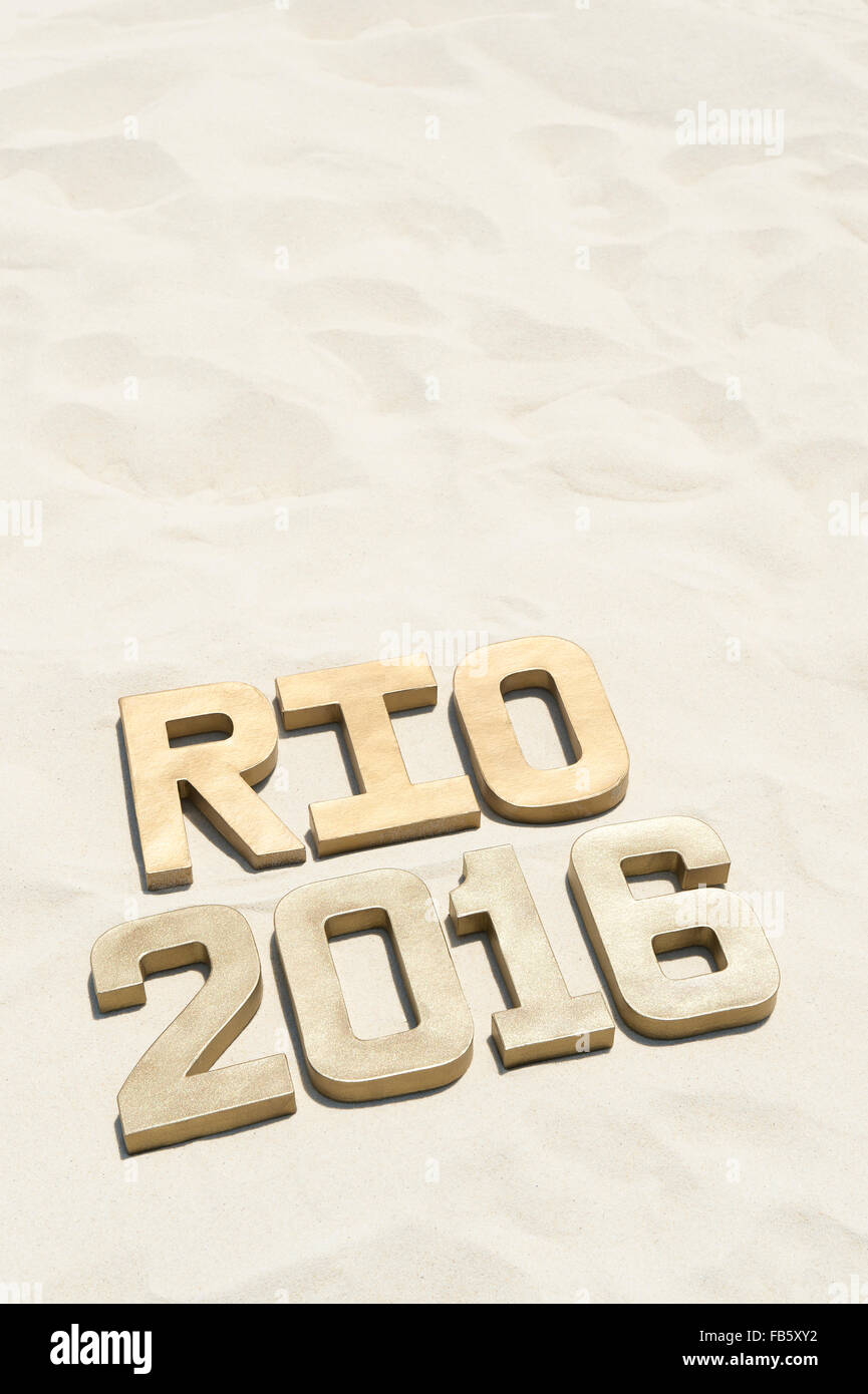 2016 rio olympics sign hi-res stock photography and images - Alamy