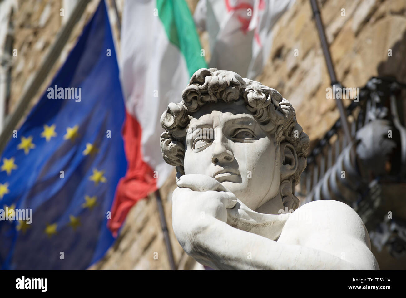 David by michelangelo florence close up hi-res stock photography and ...