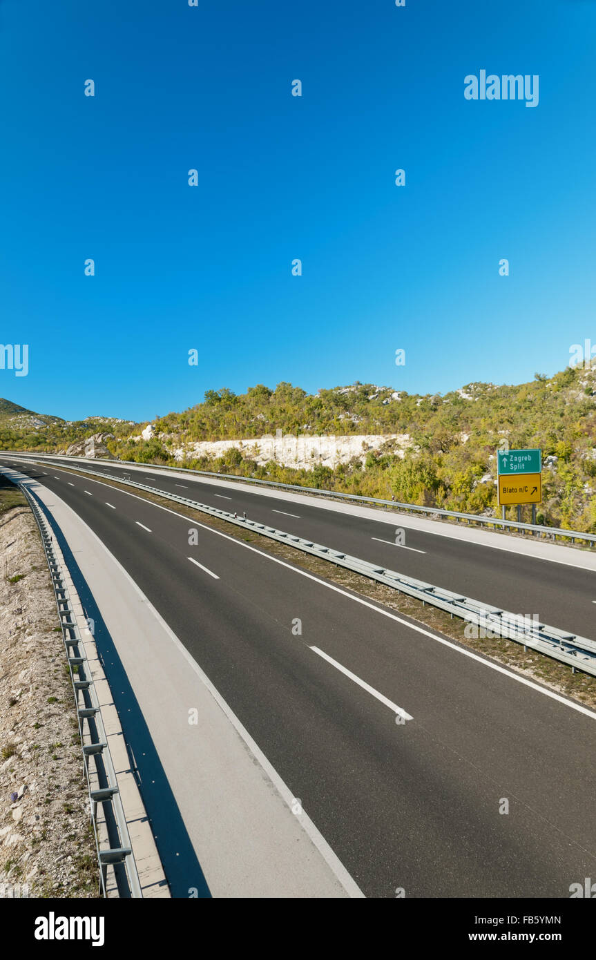 Croatian motorway hi-res stock photography and images - Alamy