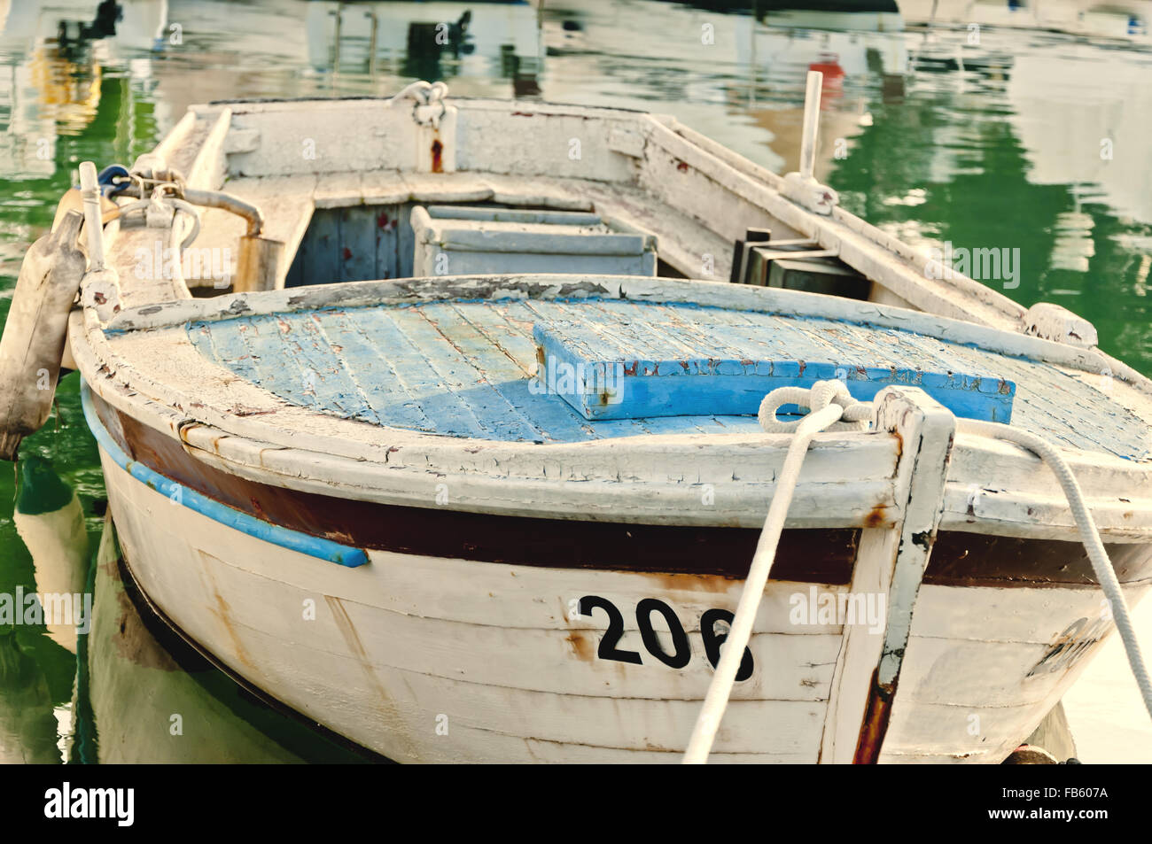 Old vintage wooden boat hi-res stock photography and images - Alamy