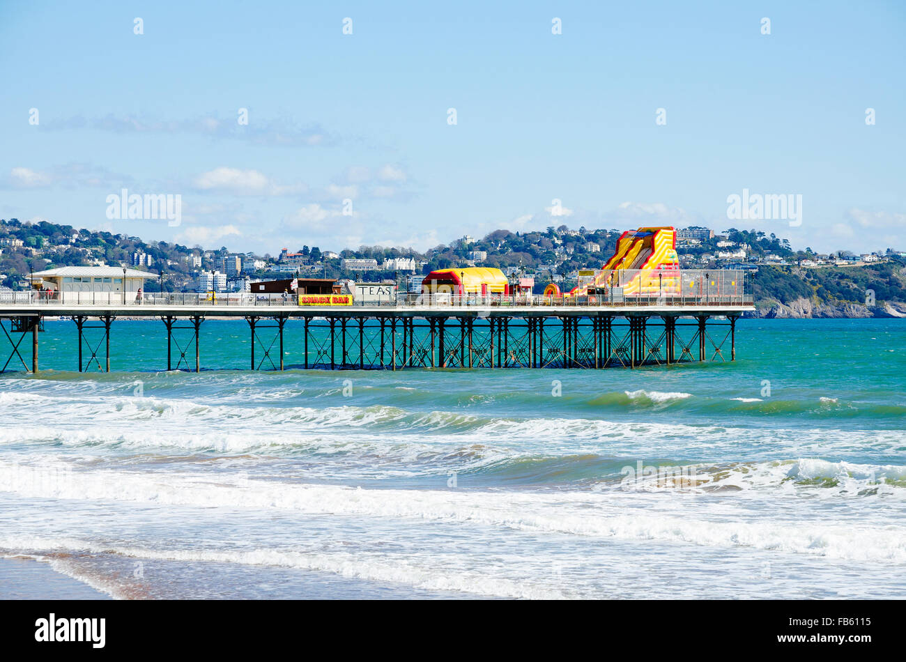 Devon pier hi-res stock photography and images - Alamy