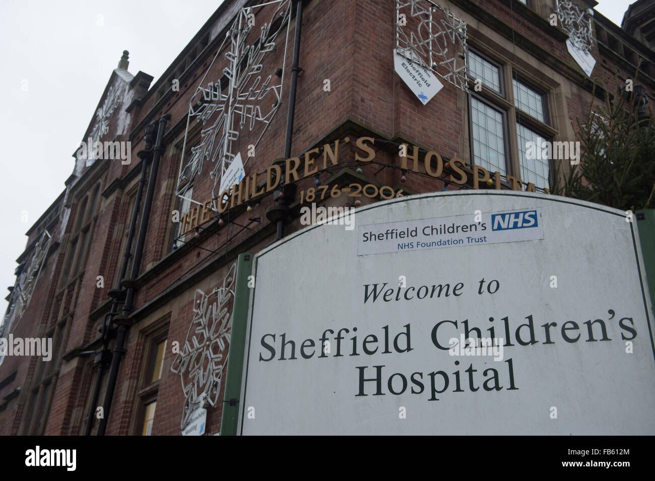 Sheffield Children's hospital on Western Bank in the City of Sheffield ...