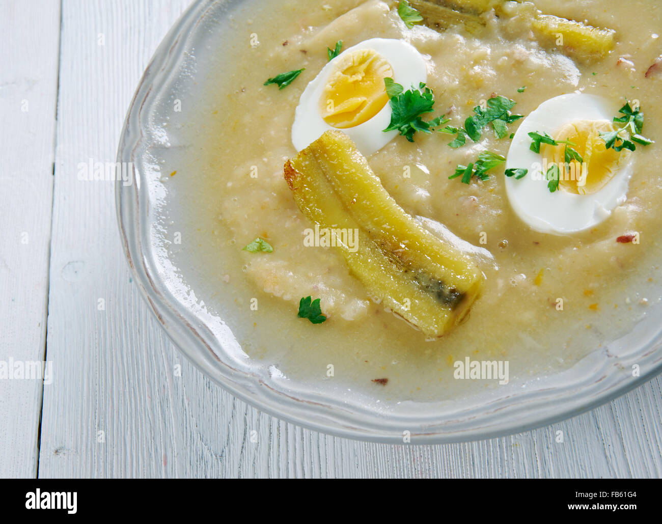 Fanesca soup - traditionally prepared and eaten in Ecuador Stock Photo ...