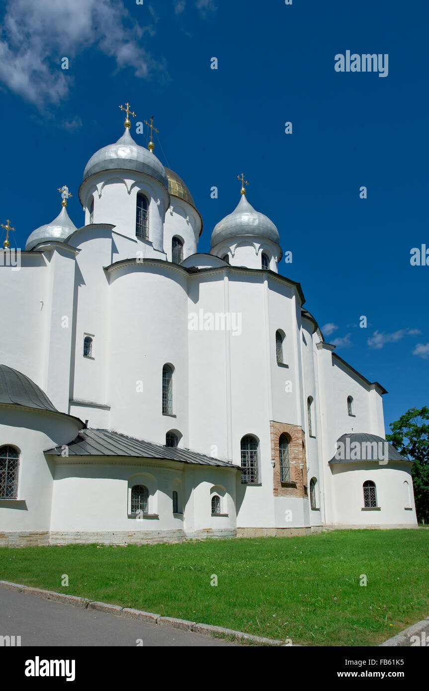 Saint Sophia's Cathedral . Veliky Novgorod. Russia Stock Photo - Alamy