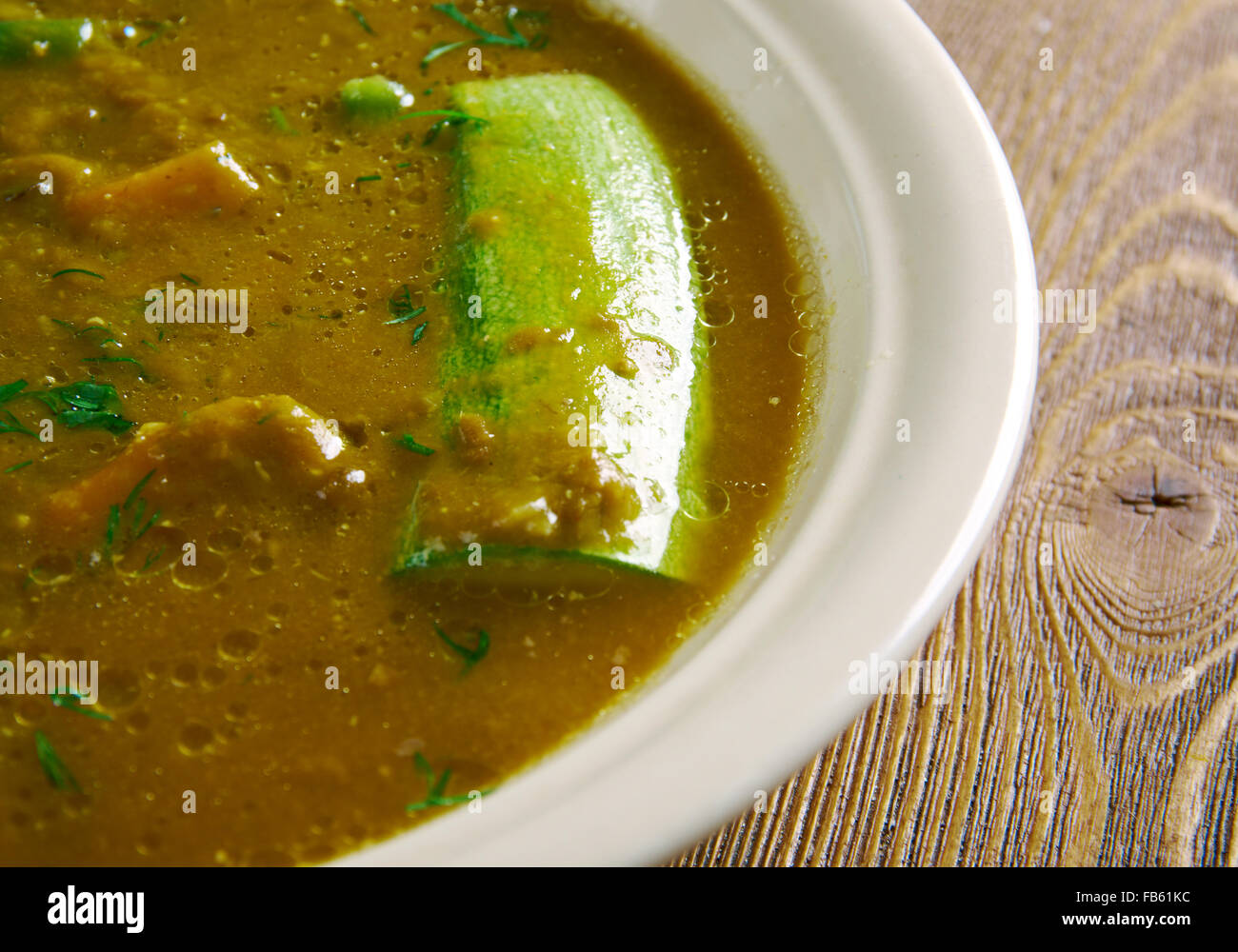 Dalcha Hyderabadi, Indian stew made from mutton, chana dal and Tamarind ...