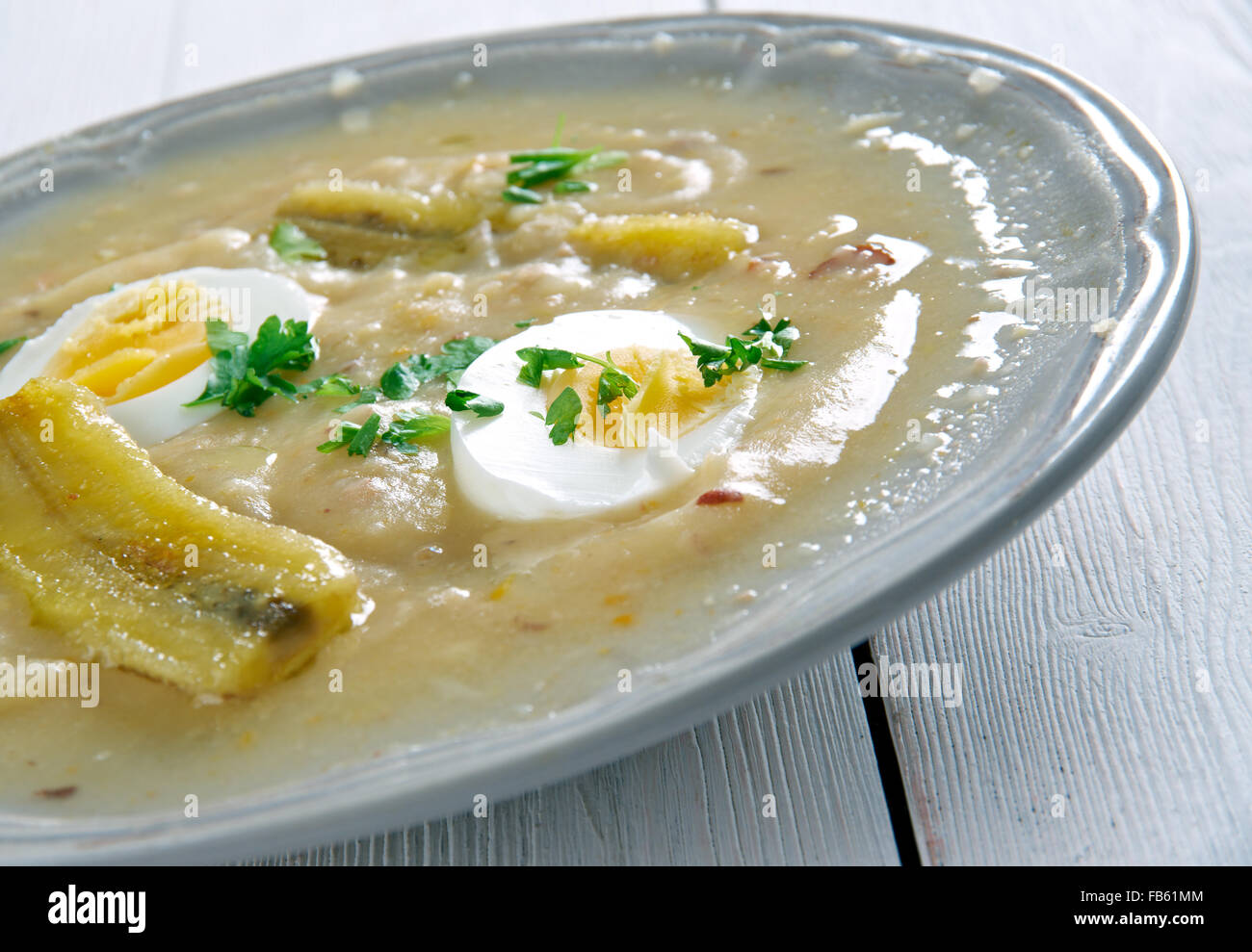 Fanesca soup - traditionally prepared and eaten in Ecuador Stock Photo ...
