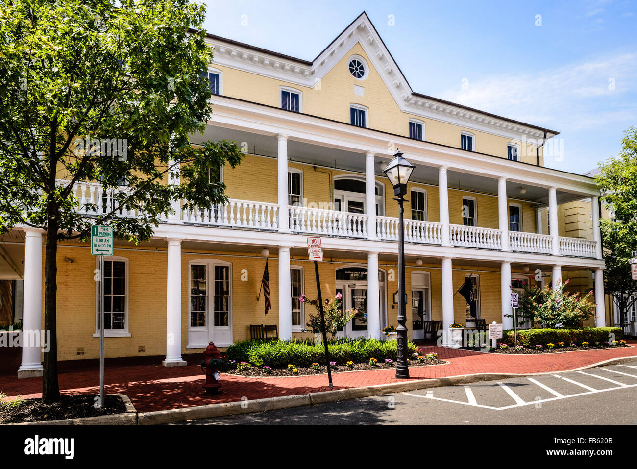 Warren Green Hotel Building, 10 Hotel Street, Warrenton, Virginia Stock ...
