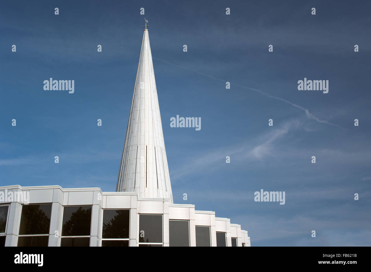 Modern spire tower hi-res stock photography and images - Alamy