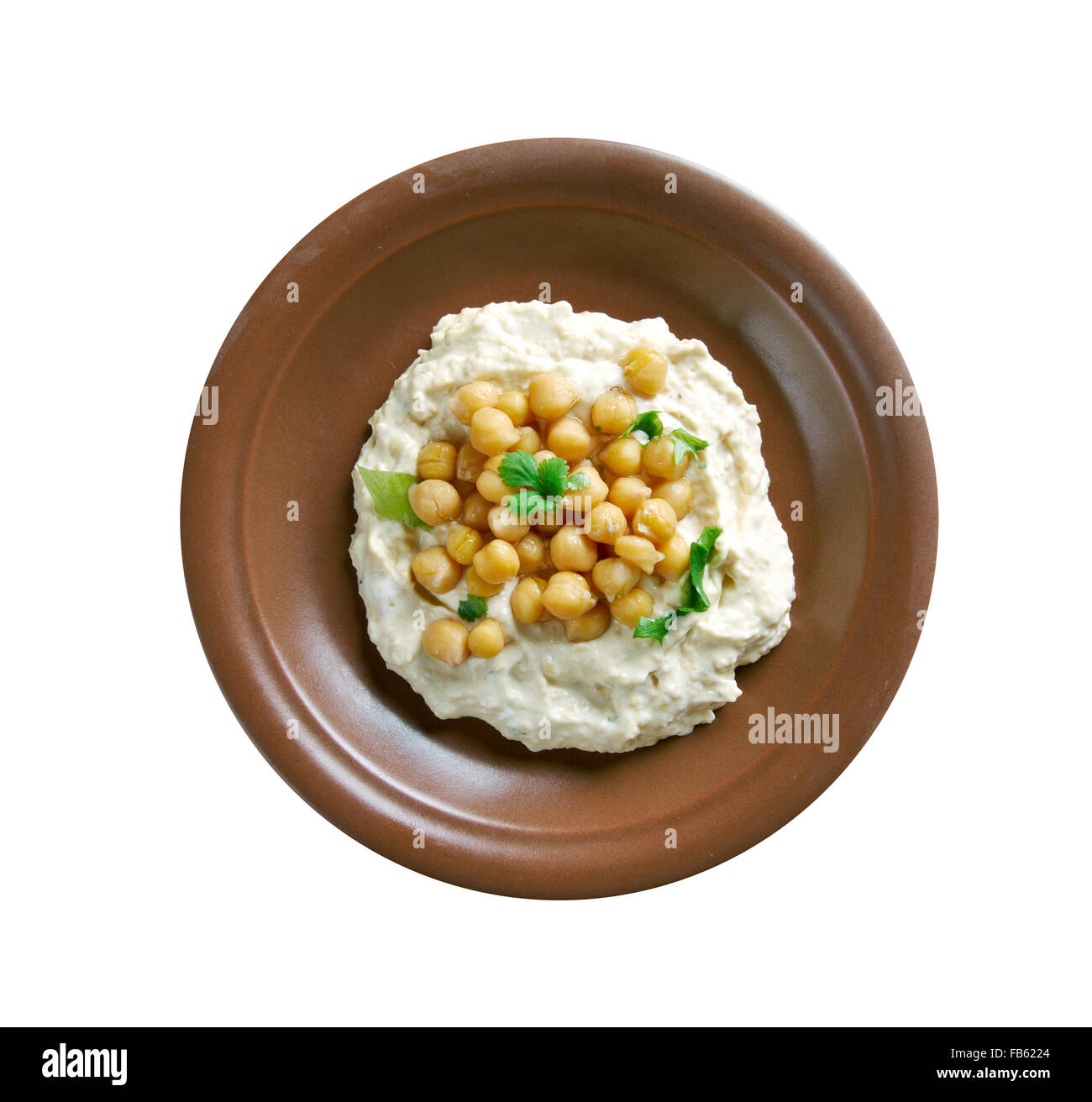 Hummus variation Cut Out Stock Images & Pictures - Alamy