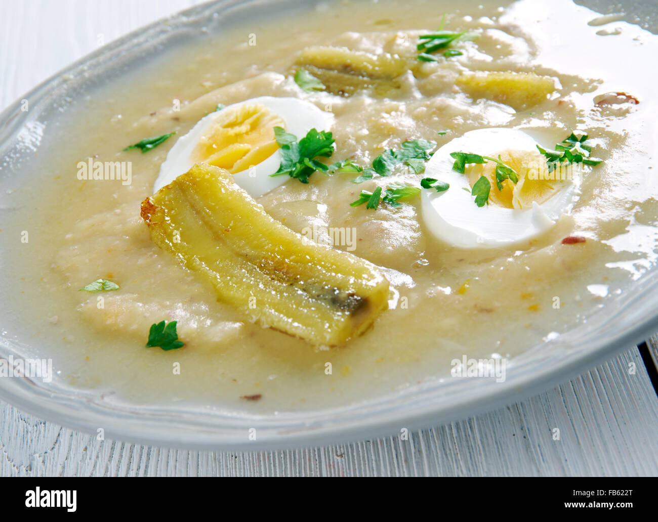 Fanesca soup - traditionally prepared and eaten in Ecuador Stock Photo ...
