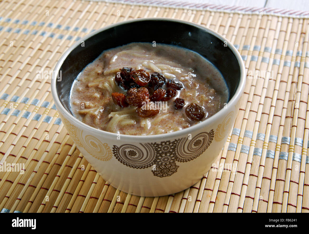 Shemai Custard - Vermicelli in Sweet Custard.ASIA, BANGLADESH Stock ...